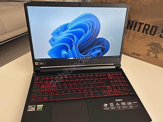Acer Nitro 5 AN515-45 Dizüstü Bilgisayar, Nvidia RTX 3050 Ti 4GB - İlan ...