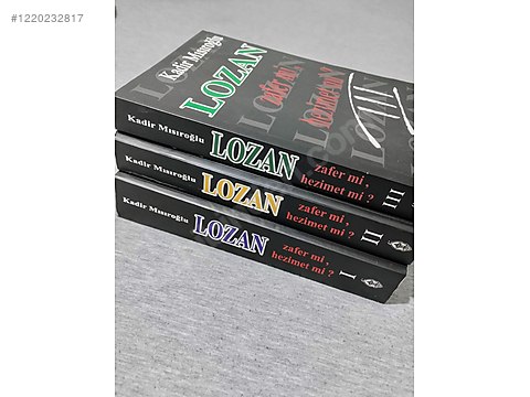Kadir Mısıroğlu Lozan 3 Cilt Takım sahibinden.comda - 1220232817