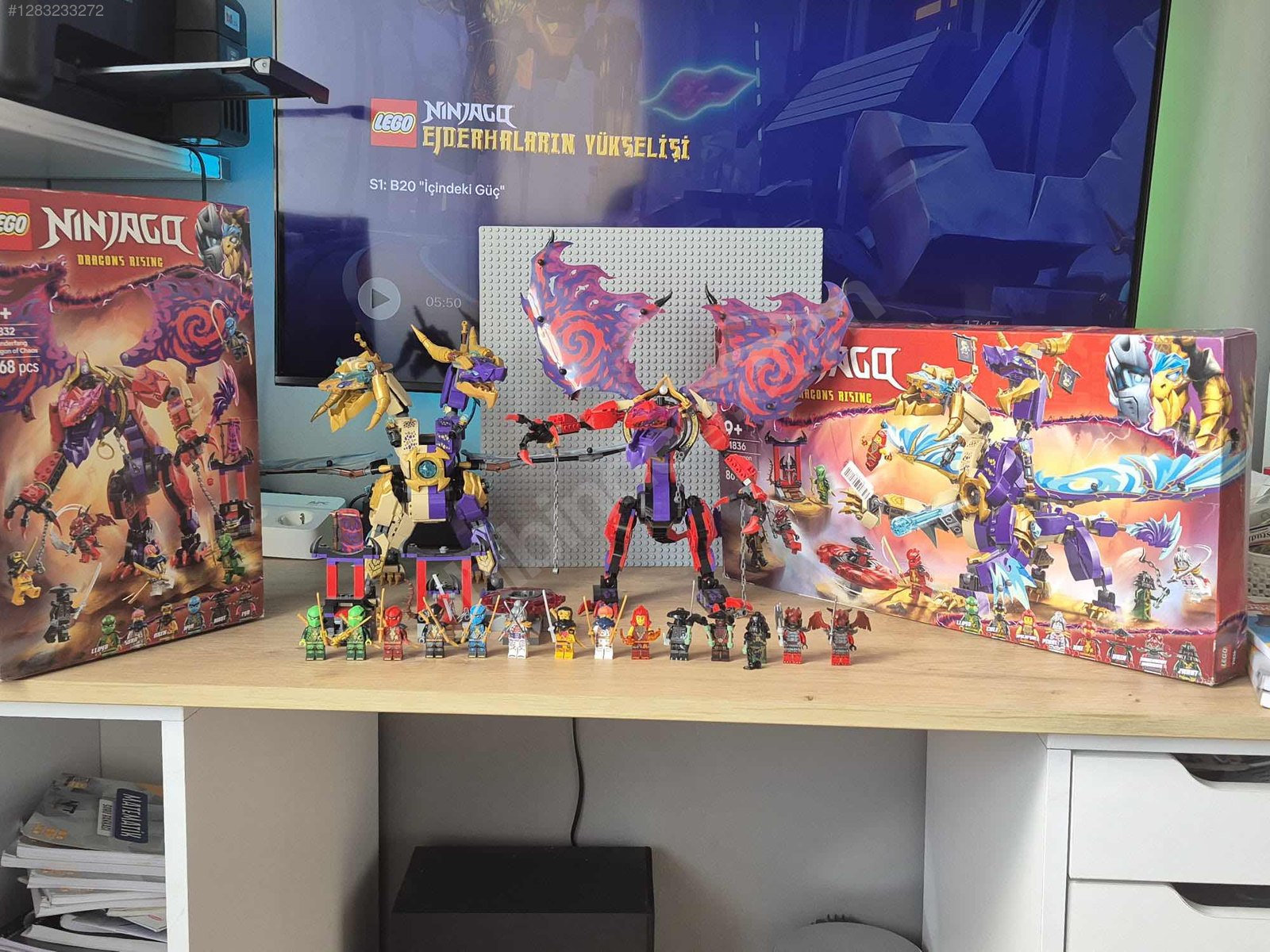 NINJAGO Thunderfang Kaos Ejderhası ve Odak Ark Ejdarjası sahibinden ...