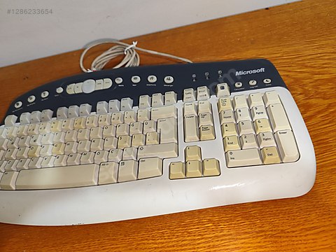 Microsoft Multimedia Keyboard 2000lerin başından Temizlendi sahibinden ...