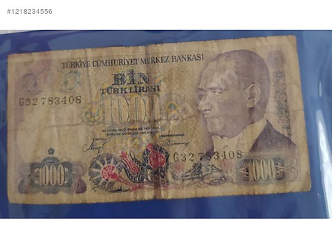 Cumhuriyet Dönemi / Eski 1.000 tl Para sahibinden.comda - 1218234556