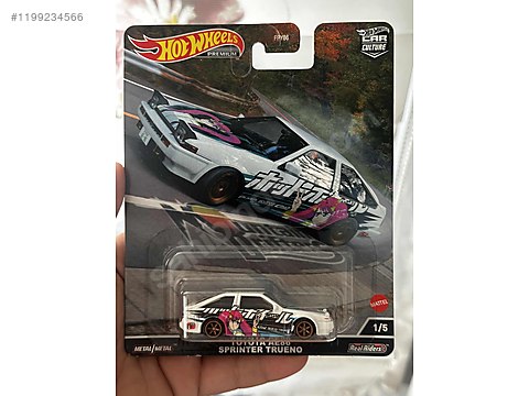 Hot wheels premium Toyota ae86 anime at sahibinden.com - 1199234566