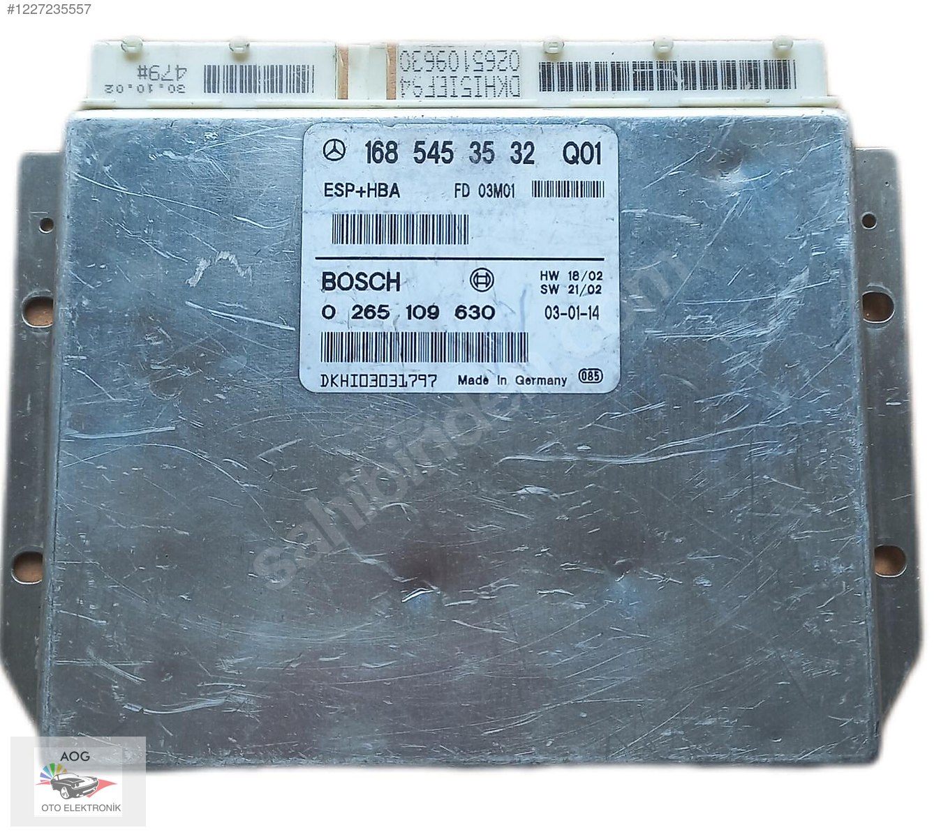 Cars & SUVs / Electric / MERCEDES A160 W168 ESP - HBA BEYNİ 168 545 35 32 0265 109 630 at ...