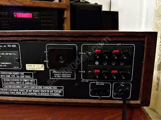 Rotel Receiver Amfi - Rotel RX-403 AM/FM Stereo Receiver Amfi-SILVER ...