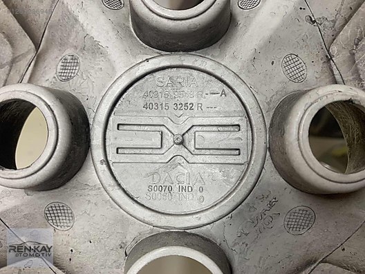 403159548R 403153252R DACİA SANDERO 3 JANT KAPAĞI ORJ ÇIKMA sahibinden ...