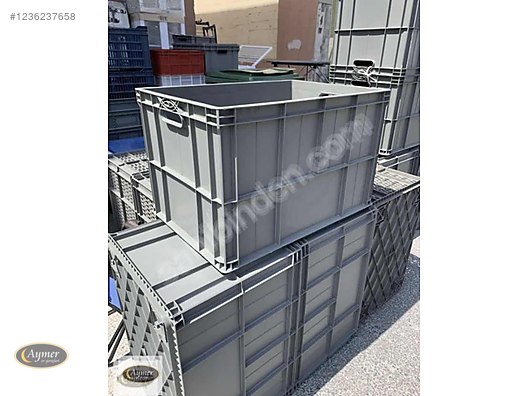 6943K Plastik Taşıma ve İstif Kasası 48x69x43 h Depo Kasa - Toplu Satış ...