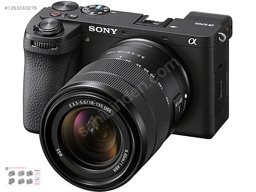 Aynasız / Sony / Alpha a6700 / SONY A6700 18 135 KIT SIFIR KAPALI KUTU ...