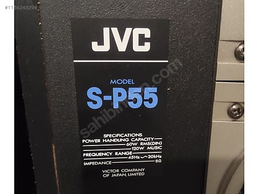 JVC SP-55 upgrade 30 cm bass hoparlör - İkinci El JVC Set Hoparlörü ...