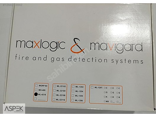 Maxlogic ML-4218 Konvansiyonel Gaz Alarm Paneli - Yangın Alarmı, Alarm ...