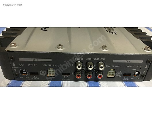 Pioneer Power Amfi - Pioneer GM-X374 Bridgeable 4CH Power Amplifier 400 ...