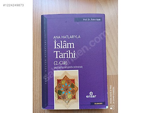 Ana Hatlarıyla İslam Tarihi 2 sahibinden.comda - 1224249873