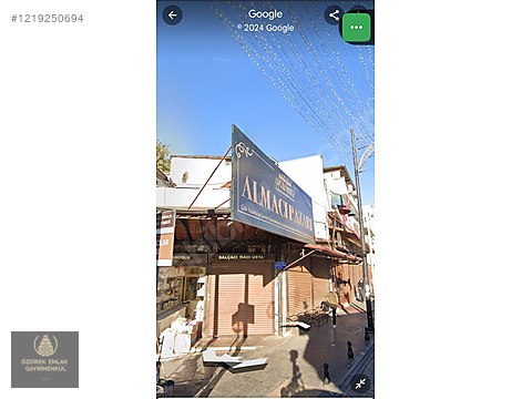 ALMACI PAZARI NACAR ÇARŞISI SATILIK DÜKKAN sahibinden.comda - 1219250694