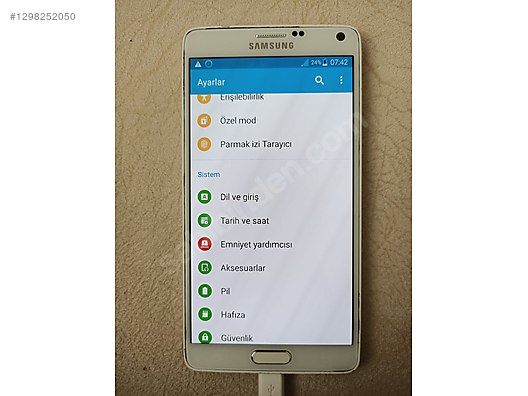 Samsung / Galaxy Note 4 N910 / Tertemiz Kullanılır + Hediyeli ...