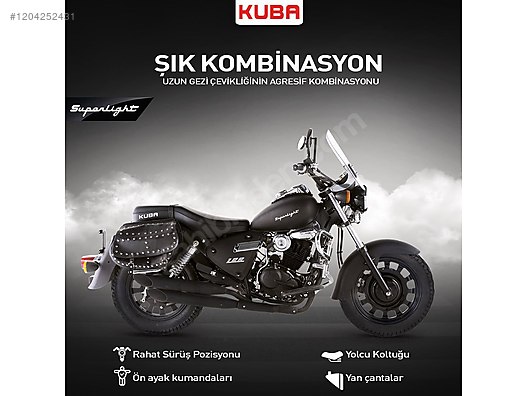 Kuba Superlight 125 2024 Model Chopper / Cruiser Motor Motosiklet ...