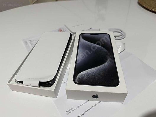 Apple / iPhone 15 Pro Max / 15 PROMAX LACİVERT KUTU FATURA FULL ...