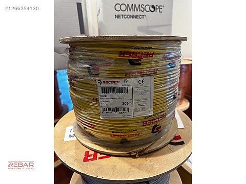 REÇBER Cat6 H.F. U/UTP SL400 23 AWG Kablo Metre SARI (Kdv Hariç ...