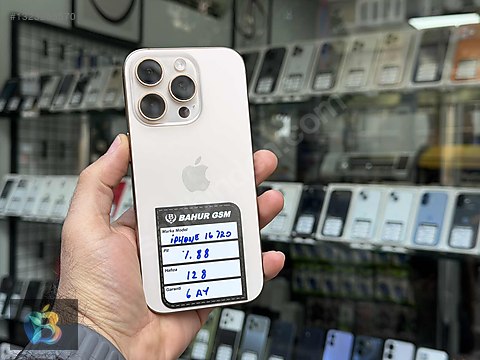 Apple / iPhone 16 Pro / IPHONE 16 PRO 128 GB TR PİL 88 CİHAZ SORUNSUZ ...