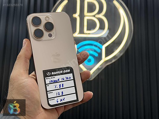 Apple / iPhone 16 Pro / IPHONE 16 PRO 128 GB TR PİL 88 CİHAZ SORUNSUZ ...