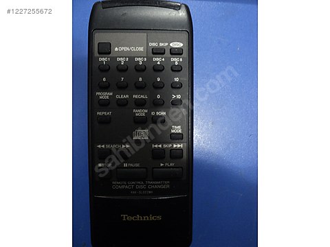 TECHNİCS COMPACT DISC PLAYER REMOTE CONTROL RAX-SL002WH sahibinden ...