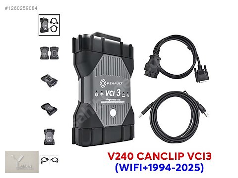 RENAULT ve DACYA VCİ 3 (WİFİ+1994-2025) 240V YENİ CİHAZI sahibinden ...