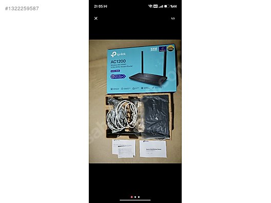 TP-Link Archer VR400 AC1200 VDSL/ADSL/Fiber Modem Router sahibinden ...