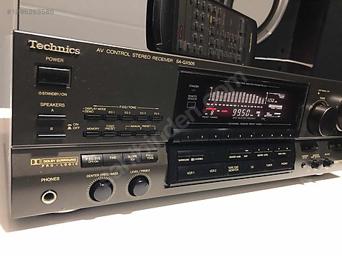Technics Entegre Amfi - Technics SA-GX505 stereo receiver Made ın kapan ...