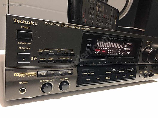 Technics Entegre Amfi - Technics SA-GX505 stereo receiver Made ın kapan ...