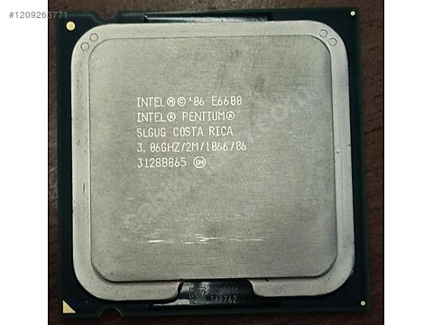 İNTEL PENTİUM E6600 CPU 3.06 GHZ LGA775 İŞLEMCİ - İşlemci ve Tüm ...