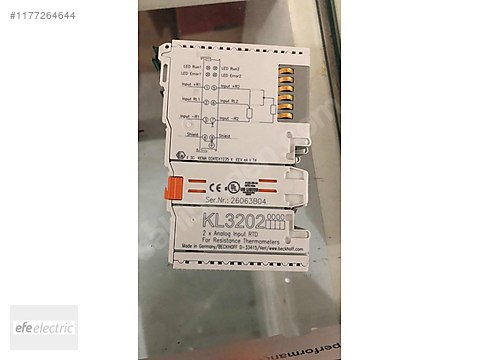 Beckhoff KL3202 Giriş - Beckhoff Programlayıcı - 1177264644