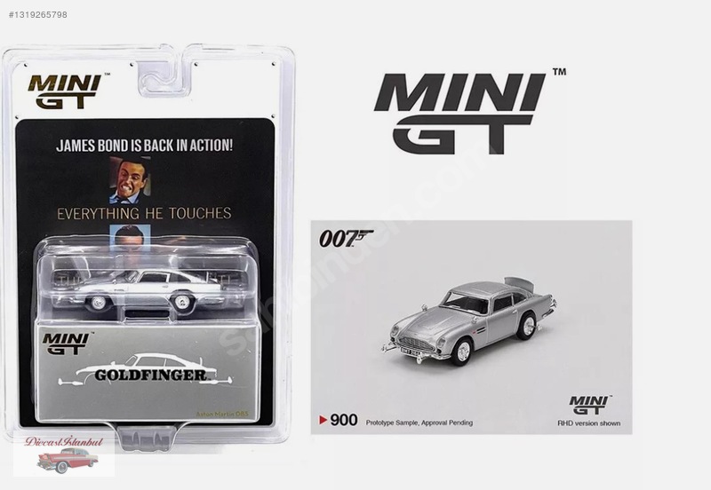 Mini GT Diecast Model 1:64 Aston Martin Araba - 1319265798