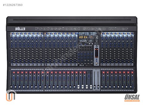 ÜNSAL'dan WÖLLER WX-24PRO 24 KANAL 2x99 DSP EFEKT DECK MİKSER ...