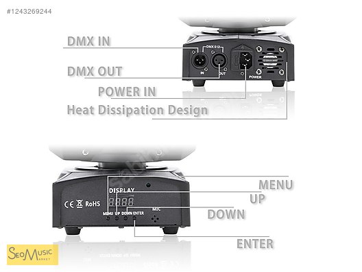 KAMPANYA DEVAM EDİYOR- 30W GOBO SPOT ROBOT IŞIK SIFIR sahibinden.comda ...