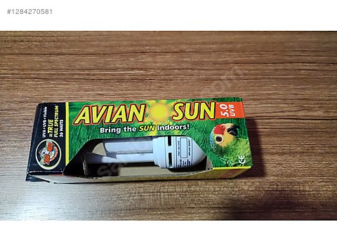 Avian sun 5.0 UVA + UVB full spectrum ampul 220V sahibinden.comda ...