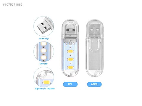 USB 3 LED GünIşığı Lamba 5730 SMD 4 Adet - İlan ve alışverişte ilk ...