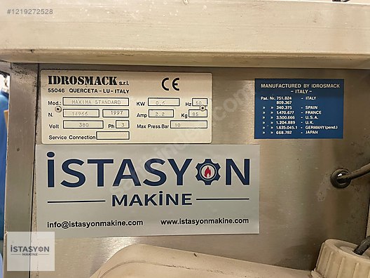 IDROSMACK KABİNLİ LEKE MASASI - Sanayi Makineleri ve endüstri ekipmanları sahibinden.com'da ...