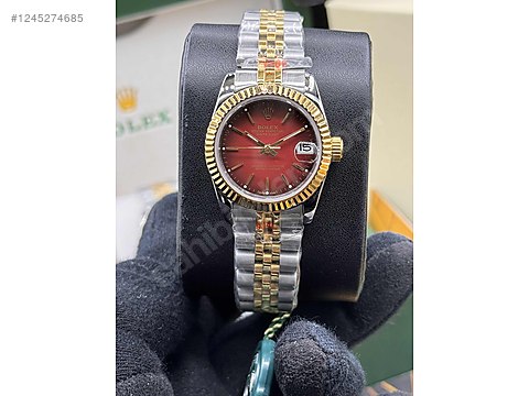 Rolex / Rolex Datejust Red Wine Kadran İki Renk sahibinden.comda ...