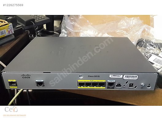 Cisco 881G-K9 Sıfır 3G (3G, 3.5G, 3.7G) Modüllü Router - Router ...