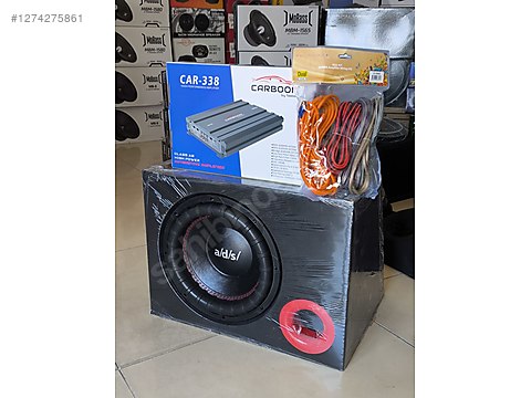 Paket Ses Sistemi / 30 cm Kutu Bass + 3000w Amfi + Kablo Kit SIFIR ...