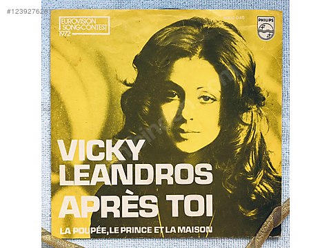 ViCKY LEANDROS * APRES TOi * 1972 Eurovision 1.si * 45lik Plak - Müzik Plakları Alışverişte İlk ...