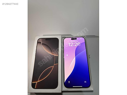 Apple / iPhone 16 Pro Max / İPHONE 16 PRO MAX 256 GB HATASIZ ÇİZİKSİZ ...