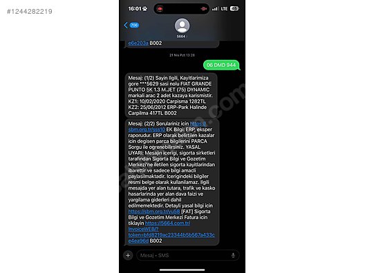 Fiat / Punto / EVO 1.3 Multijet / Dynamic / PARS CARS CAM TAVAN PUNTO EVO LANSMAN RENK ...