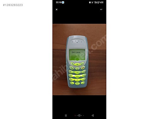 Nokia / 3410 / NOKİA 3410 TAMAMEN ORJİNAL FABRİKASYON sahibinden.comda ...