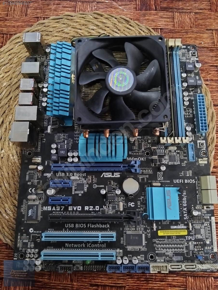 AMD FX 4100 QUAD/DDR 3 8 GB RAM/ASUS M5 A97 EVO ANAKART sahibinden ...