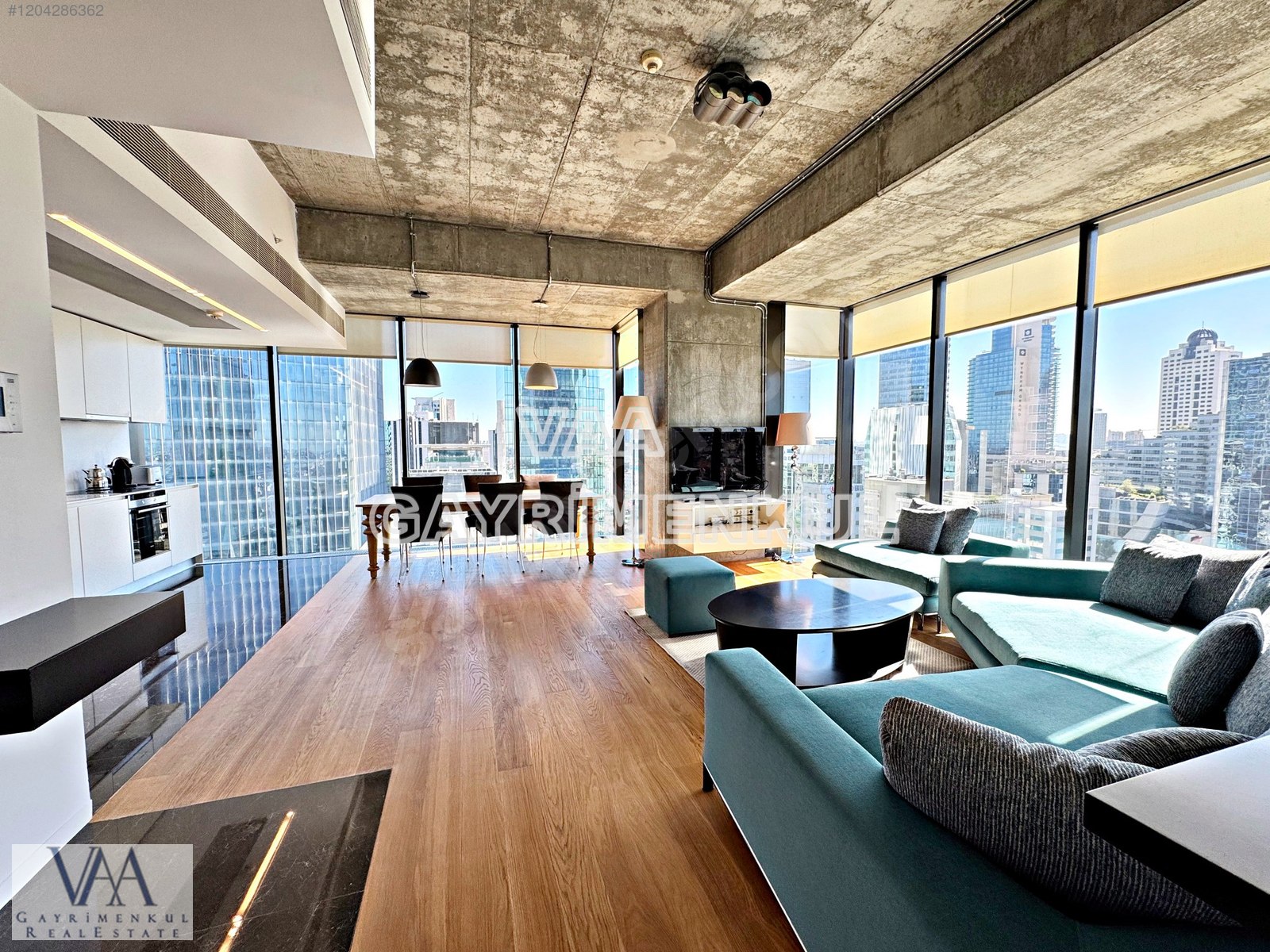 LEVENT LOFT BAHÇE 120M2 KÖŞE KONUMDA 1+1 EŞYALI KİRALIK KONUT - Kiralık ...