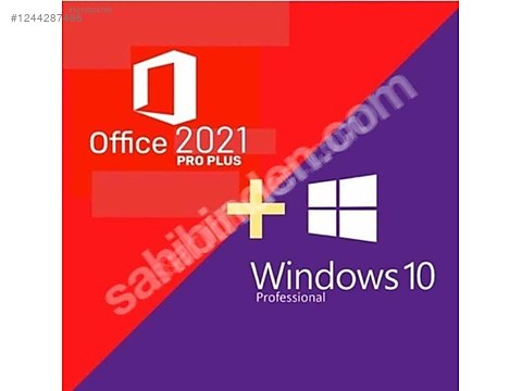 OFFİCE 2021 PRO PLUS VE WİNDOWS 10 PRO LİSANS ANAHTARI KEY. sahibinden ...