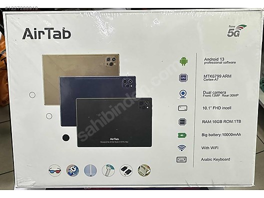 AirTab A16 Pro max tablet - Diğer Diğer sahibinden.com'da - 1227288919