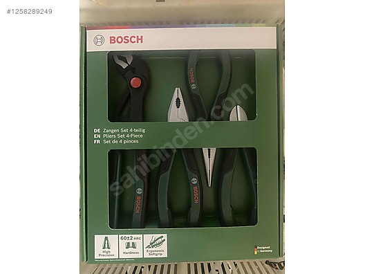 Takım & Set / BOSCH EL ALETİ 4lü SET PENSE YAN KESKİ KARGABURUN ANAHTAR ...