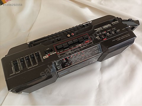 Sharp WQ T282 Q(BK) Duble Cassette Radio - İkinci El Sharp Müzik Seti ...