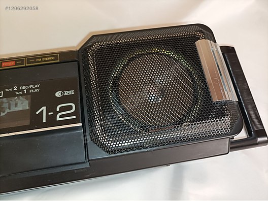 Sharp WQ T282 Q(BK) Duble Cassette Radio - İkinci El Sharp Müzik Seti ...