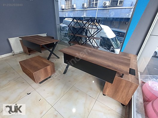 ETAJERLİ MUHASEBE MASASI / METAL AYAKLI MASA / QUİK OFİS - Çalışma ...